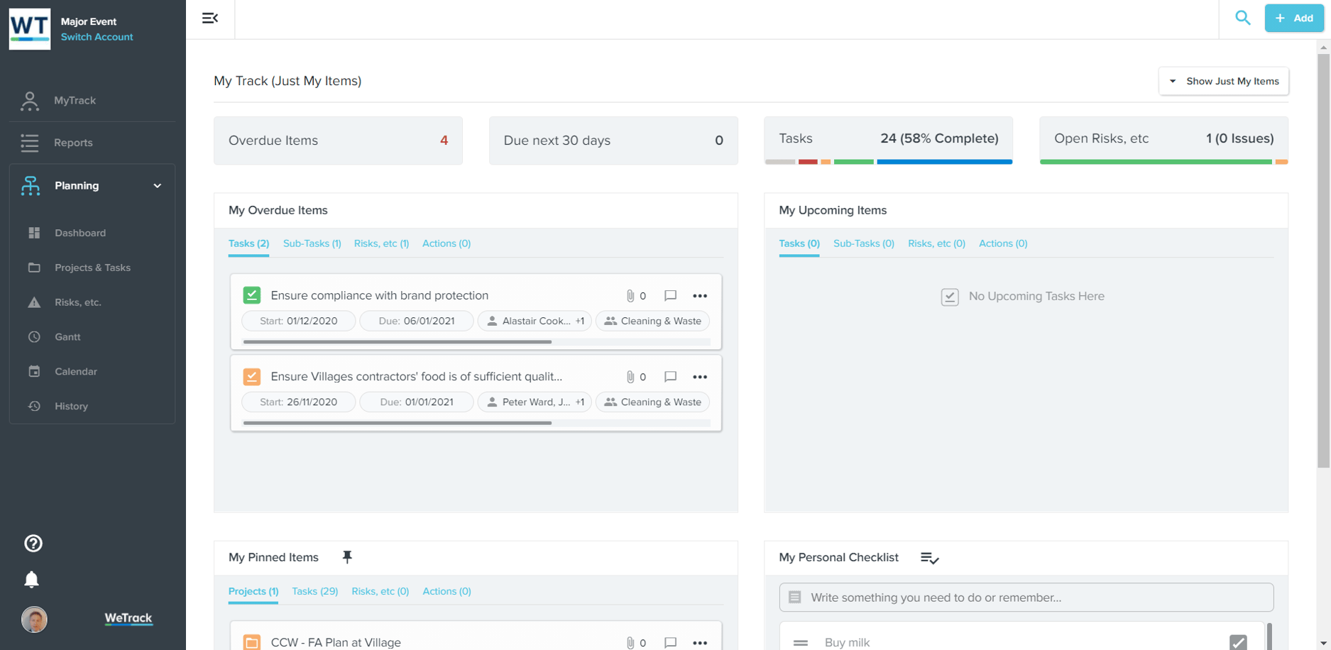 WeTrack's new project management system: Introducing MyTrack