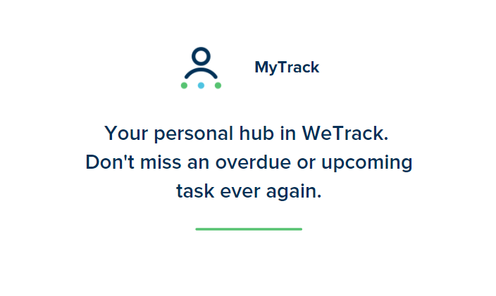 WeTrack's new project management system: Introducing MyTrack